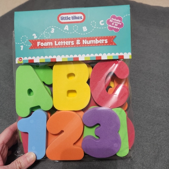 Little Tikes | Toys | Little Tikes Foam Letters Numbers 36 Count ...